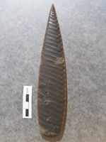 biface heat treated texas flint | Greg Nunn Flintworks